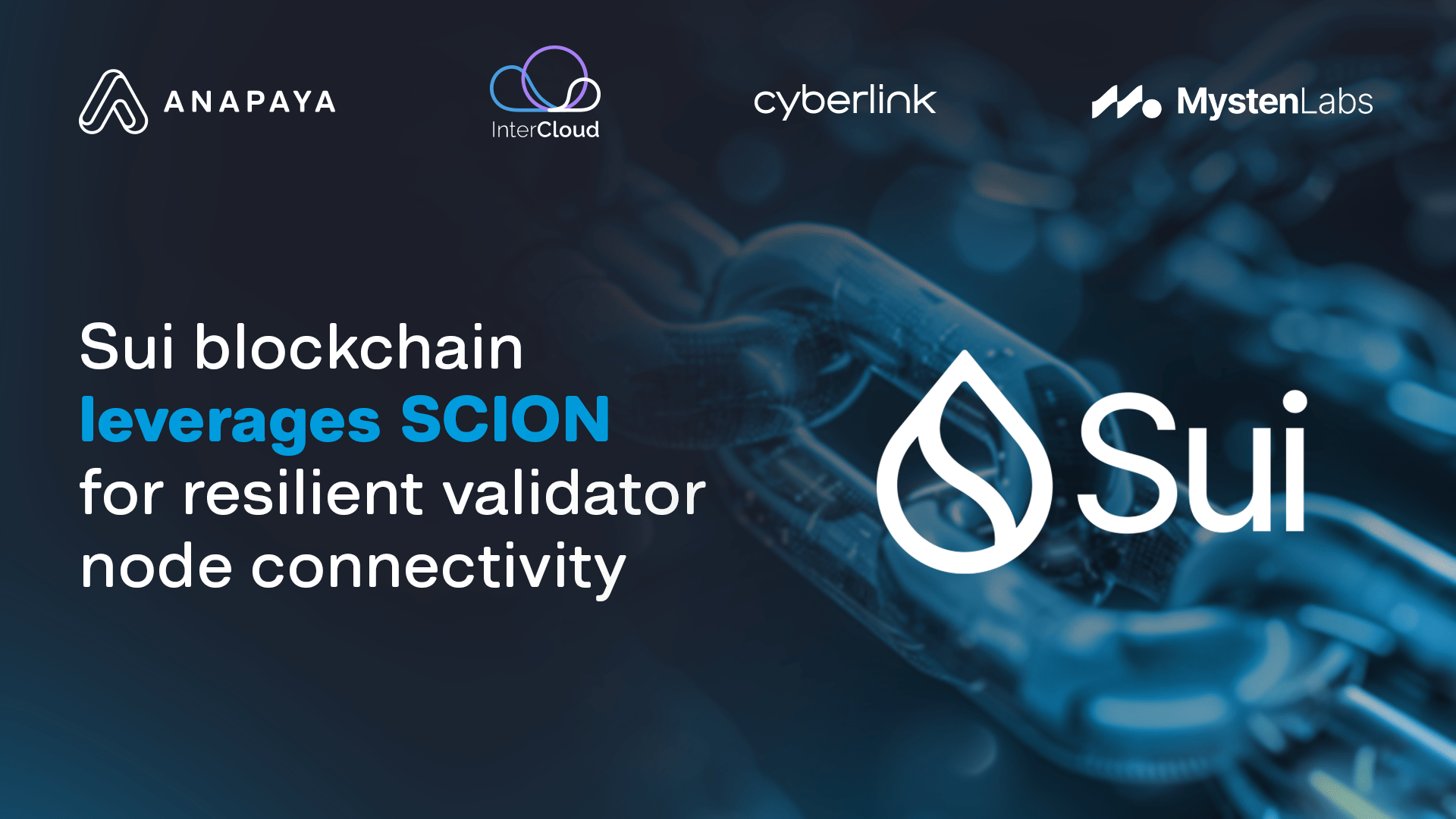Sui blockchain uses SCION for secure node connectivity